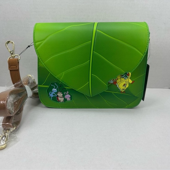 Loungefly | Bags | Loungefly Disney Pixar A Bugs Life Leaf Crossbody ...